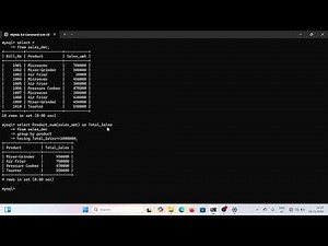 MYSQL - USING 'HAVING' Clause EXAMPLE 2