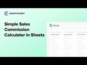 Sales Commission Calculator in Google Sheets Using Your Live CRM Data (Template Included)