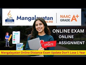 Mangalayatan Online Distance Exam Update Don’t Lose 1 Year – Act Now! | Mangalayatan Online Exam