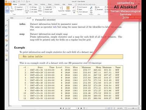 CDO (Climate Data Operators) practical tutorial