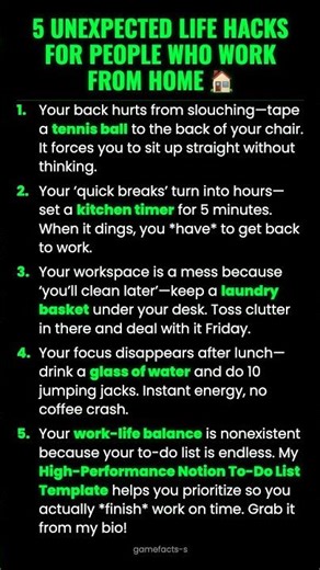5 Unexpected Life Hacks for People Who Work from Home 🏠 #ad (Verify Info)
