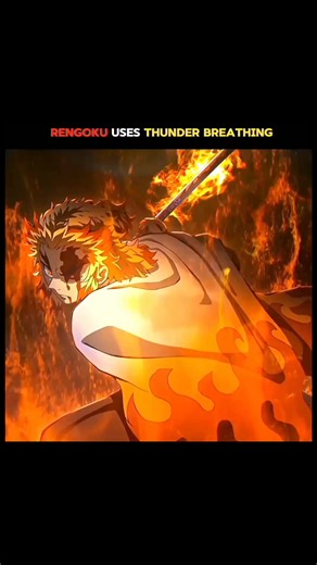 Rengoku uses thunder breathing #demonslayerinfinitycastle #zenitsuanime | Zenitsu Anime