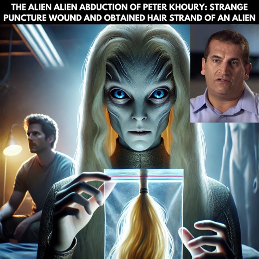 20K views · 799 reactions | The Alien Alien Abduction of Peter Khoury: Strange Puncture Wound And Obtained Hair Strand Of An Alien #DNA #mystery #aliens #extraterrestrial #UFO | Space Stories | Facebook