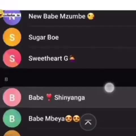 Creative Contact List With Emojis and Affectionate Names