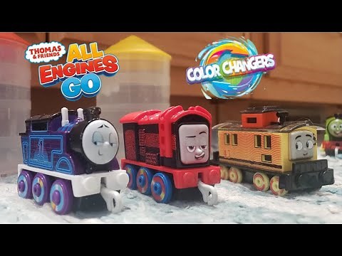 Thomas and Friends Color Changers Wave 4 Thomas,Bruno,Diesel Unboxing/Review