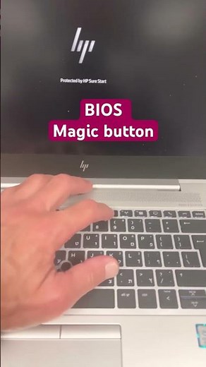 MAGIC HP BIOS BUTTON - HOW TO ENTER HP BIOS SETTING ✅ #hplaptop #hp #hpelitebook