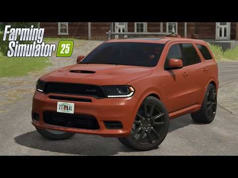 FS25 - 2018 Dodge Durango 5.7L HEMI - CAR MOD for Farming Simulator 2025 ROLEPLAY | FS25 GAMEPLAY