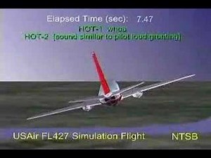 USAir Flight 427 accident animation
