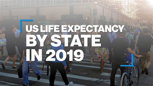 US life expectancy by state in 2019: CDC report