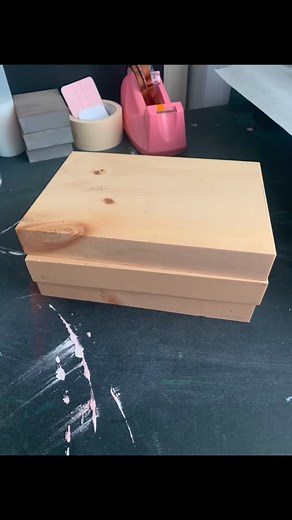 DIY Faux Wood Book Stack Tutorial