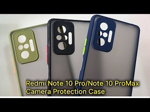 Redmi Note 10 Pro / Note 10 Pro Max Smoke Case With Camera Protection / Best Case For Mi Note 10 Pro