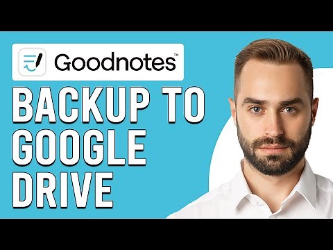 How To Backup GoodNotes To Google Drive (How To Sync GoodNotes To Google Drive)