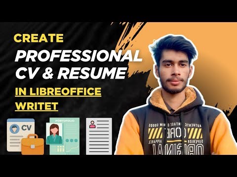 How to Create a Professional CV & Resume in LibreOffice Writer | Step-by-Step Tutorial (Hindi)