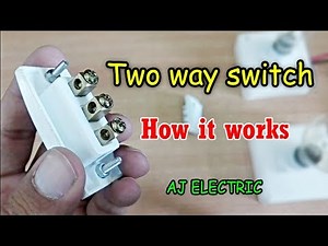What is Two way switch |2 way switch wiring in Urdu/Hindi