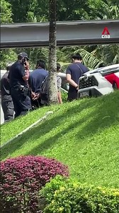 Handcuffed man seen at St Joseph’s Church, police examining car