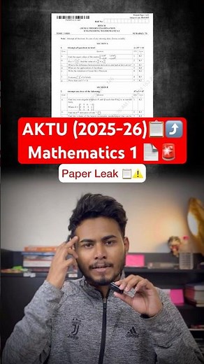 Engineering Mathematics 1 One Shot 🔥 AKTU Most Important Questions + PYQ | Pass in 1 Day 🏆