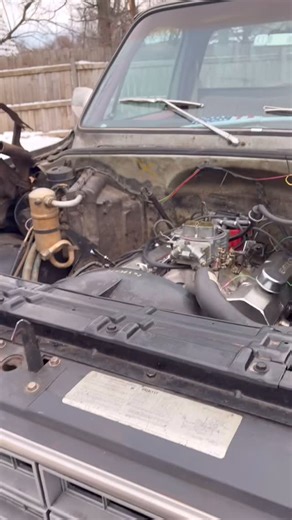 Bill’s Post Hole Service on Instagram: "Caveman Joe got the motor put it. Runs well, just finished breaking it in last night. Drained the oil, put in fresh oil and filter. Now we need to build the exhaust, install double pumper 750cfm Holley carburetor, hook up the MSD 6AL ignition along with some wire looms to clean up the engine bay a bit. A bunch more work to come but that the goal for today! HERE WE GO ‘MERICA!!"