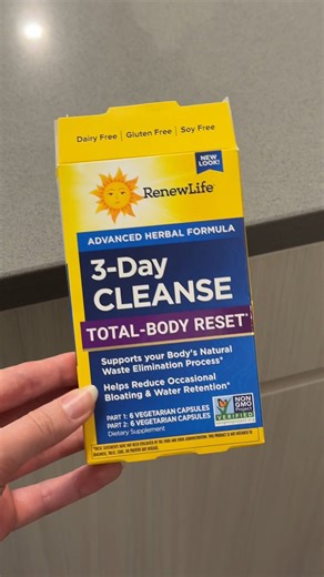 Need a little reset? Support your body's natural detoxification process effortlessly.* 💛☀️ #renewlife #cleanse #probiotics #guthealth *This statement has not been evaluated by the Food and Drug Administration. This product is not intended to diagnose, treat, cure, or prevent any disease. | Renew Life
