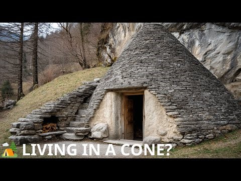 This Tiny Cone Stone House on a Hillside Will Blow Your Mind!