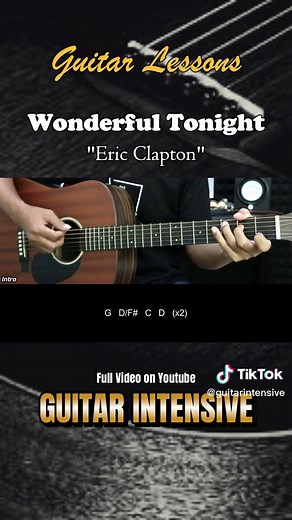 Easy Guitar Lessons for Beginners: Wonderful Tonight by Eric Clapton