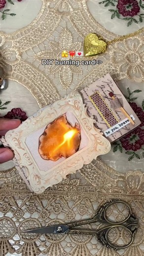 DIY Burning Surprise Card Tutorial