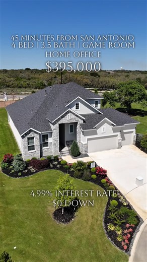 How much would this cost where you live? 🤔 📍 San Antonio, TX 🌆 4 Bed | 3.5 Bath | Game Room | Home Office ✔️ 4.99% interest • $0 down • VA loan options available 🇺🇸🔥 Designed for military living Room to grow for active duty or retired service members Layouts that actually work for PCS moves and long-term stability DM to tour 📲💨 ———————————————————————————— Interested in getting a Home? Let Me Guide You Through the Process! 🫡 🏠 @thecurtishomes.satx 🏡 🏠 @thecurtishomes.satx 🏡 🏠 @thec