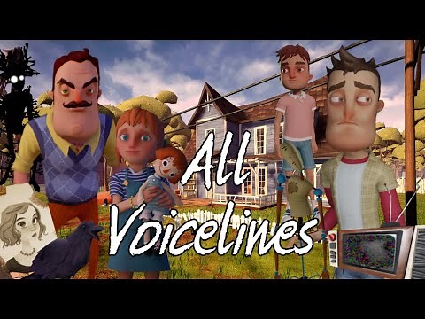 Hello Neighbor All Voicelines (With subtitles)