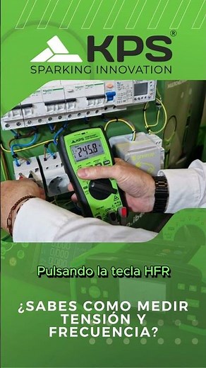 Te enseñamos a medir TENSIÓN y FRECUENCIA con el multímetro de KPS DMM3500BT