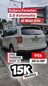 ‼️Budget Friendly SUV‼️ 2014 Subaru Forester 2.0 2.0 Boxer Engine Automatic / Cruise Control All Wheel Drive 62k Legit Odo Complete Casa Records CASH: 398k (free transfer) Financing: 95k All in DP 3YRS: 15, 2YRS: 20, #qualityusedcarssfypシ゚viralfbreelsfypシ゚viral #fbreelsfypシ゚viralfbreelsfypシ゚viral #fbreelsfypシ゚viralシ #followersreelsfypシ゚viralシfypシ゚viralシ #cashfinancingtradein #qualityusedcars | Kotsemobilico
