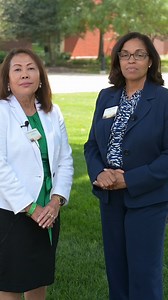 So far so good! We hope the new semester has been off to a spectacular start. Our Vice President of Student Development, Dr. Salleh-Barone, and our President, Dr. Haney, have a quick message to share with you all 💚🤍 | Moraine Valley Community College