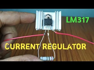 Constant current source by LM317