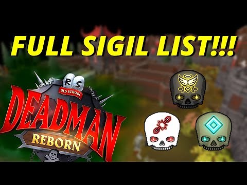 ALL 53 SIGILS IN DEADMAN REBORN! Some Are Insane // OSRS DMM 2021