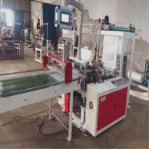 [Hot Item] High Speed Polythene Plastic Shopping T-Shirt Bag Making Machine Price