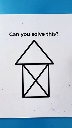 Trace the shape without lifting your pencil. Let's see! This original video was produced by Network Media, LLC and Life with Billy. | Life with Billy