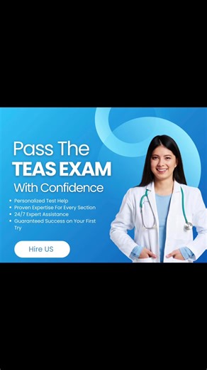 Pass The TEAS EXAM With Confidence • Personalized Test Help • Proven Expertise For Every Section • 24|7 Expert Assistance • Guaranteed Success on Your First Try Hire US #nurse #nurselife #nursingstudent #nursingschool #teas7