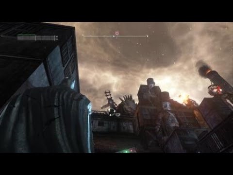 Batman: Return to Arkham - Arkham City Riddler Challenge: Line Launcher Takedown (easy way)