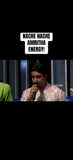 Amritha Brings Energy to Nache Nache