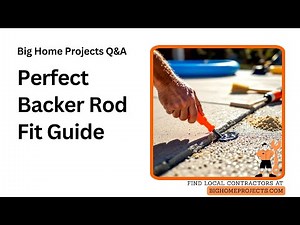 Backer Rod Fit Tricks For Perfect Driveway Seals