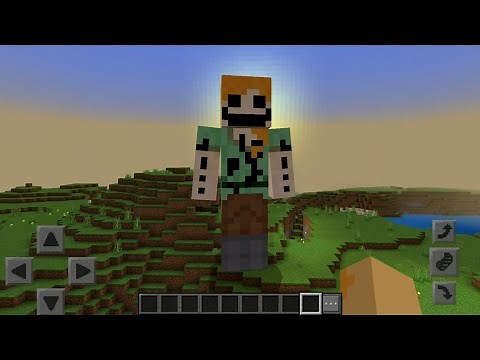 Giant Alex Mod in Minecraft PE