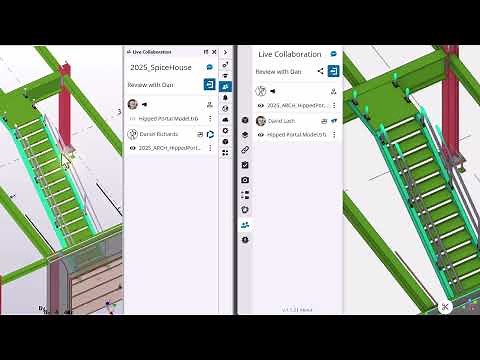 Real-time collaboration with Trimble Live Collaboration in Tekla Structures 2025