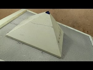 Inside a Dezac ioniser with active dust collection mat.