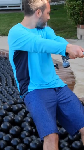 Can a 600-pound plastic ball keep a person afloat ?#tiktok #fyp #foryou #Science | carlajackson5