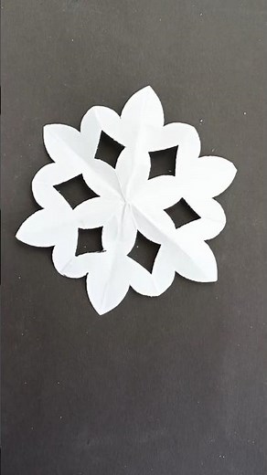 DIY Easy 6 Petal Snowflake | Beginner Paper Craft