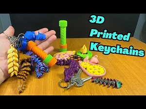 The Ultimate Collection of 3D Printed Keychains