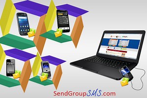 inviare messaggi di testo gruppo tramite Micromax Q55 cellulare