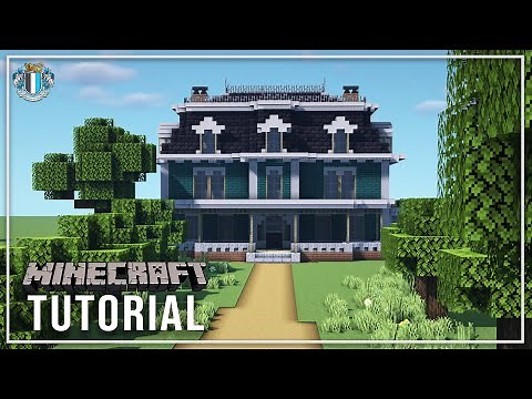 Minecraft 1.16 Victorian House Tutorial - Minecraft Second Empire House