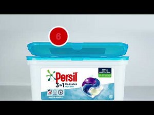 Easy Open Guide for Persil Capsule Non Bio Tubs