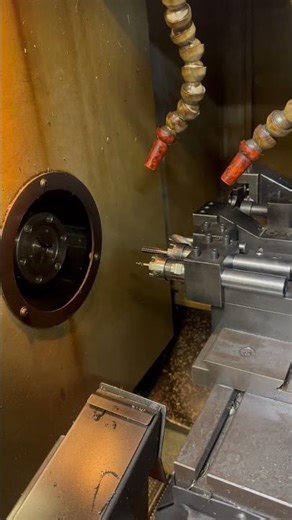 Ganesh Cyclone-32GT Lathe Operation with Bar Feed