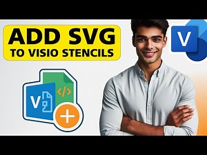 HOW TO ADD CUSTOM SVG ICONS to MICROSOFT VISIO STENCILS (Full Guide)