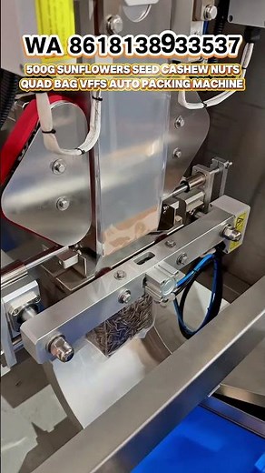 500g 1kg vffs packaging machine to Russian, packaging solution for cashew & seeds #machine #seeds